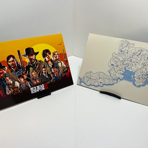 Red Dead Redemption 2 Map Poster - Etsy UK