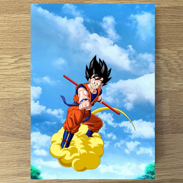 Dragon Ball Birthday Card - Etsy UK
