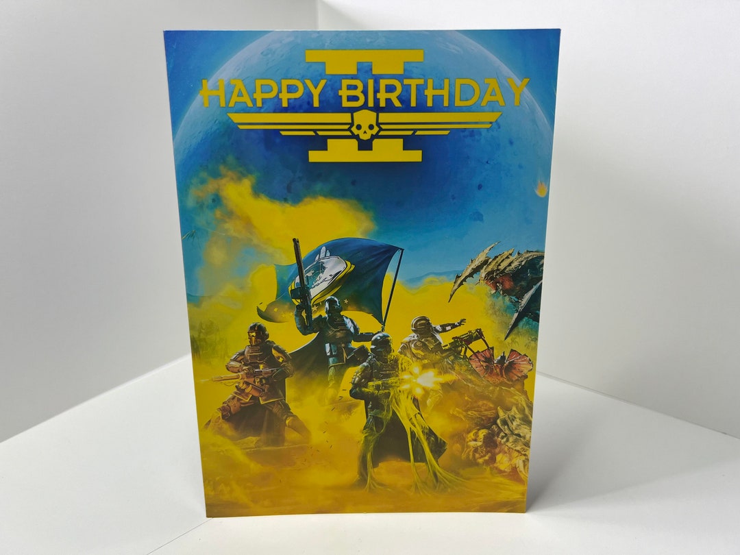 Helldivers 2 Birthday Card - Etsy UK