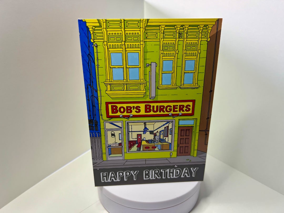 Bob's Burgers Birthday Card - Etsy