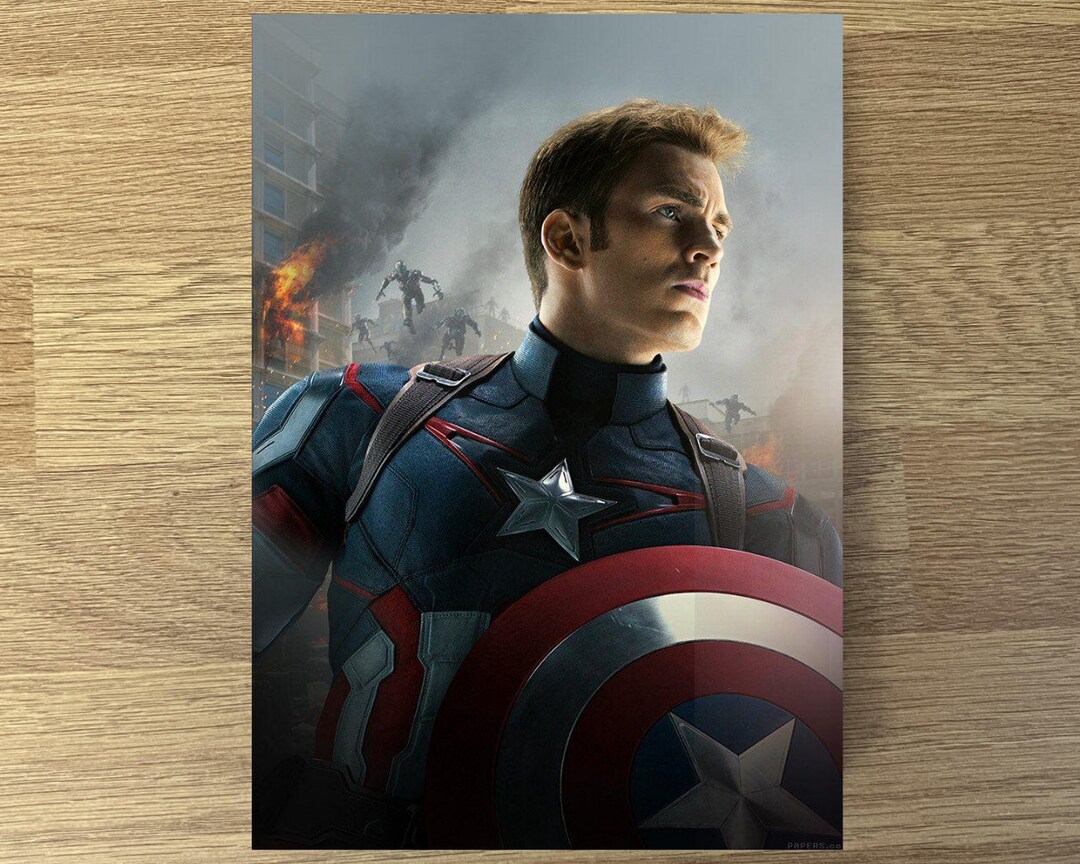 Captain America Birthday Card marvel A5 - Etsy UK