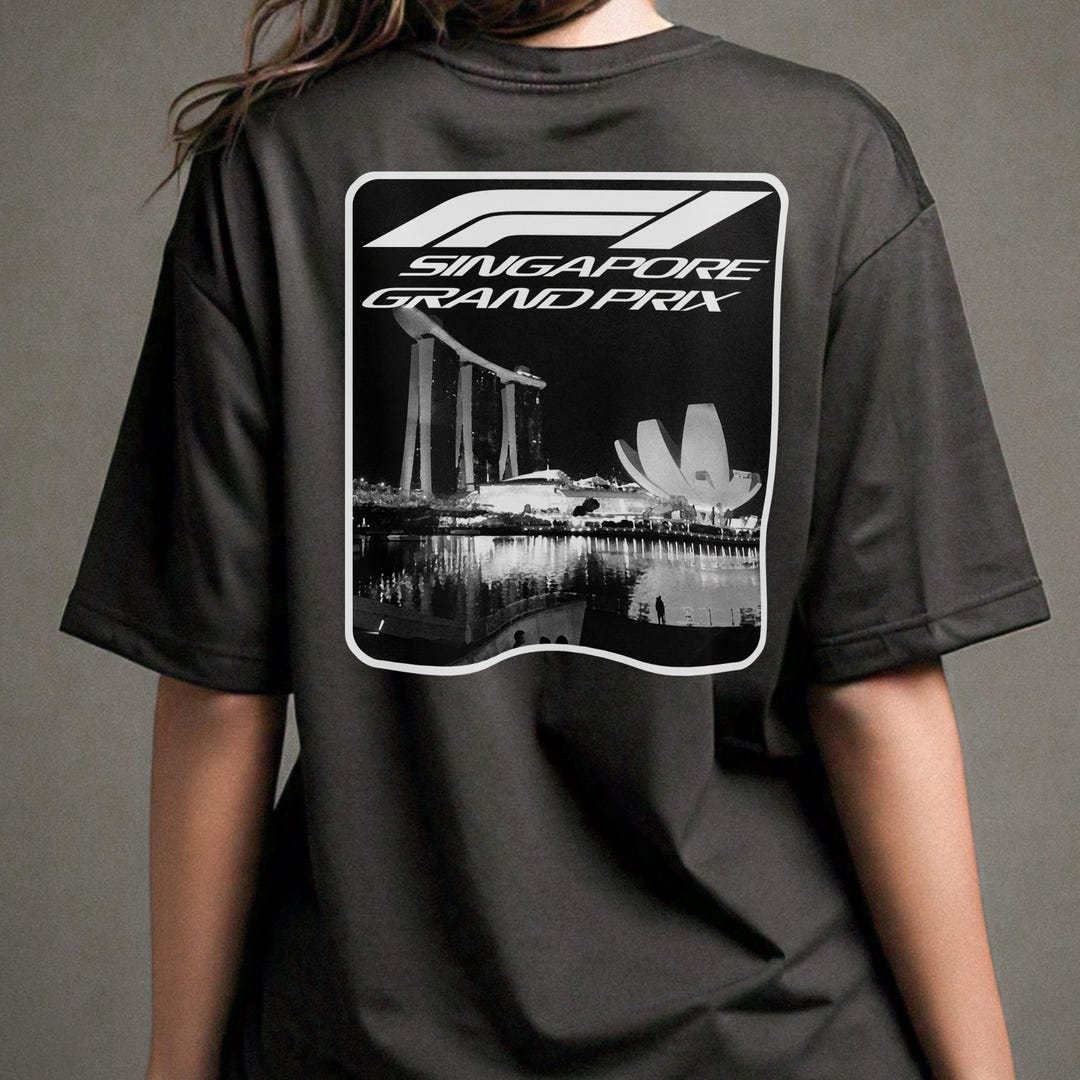 Singapore F1 Tshirt Ferrari Mercedes Singapore GP Shirt. Graphic Tee is ...