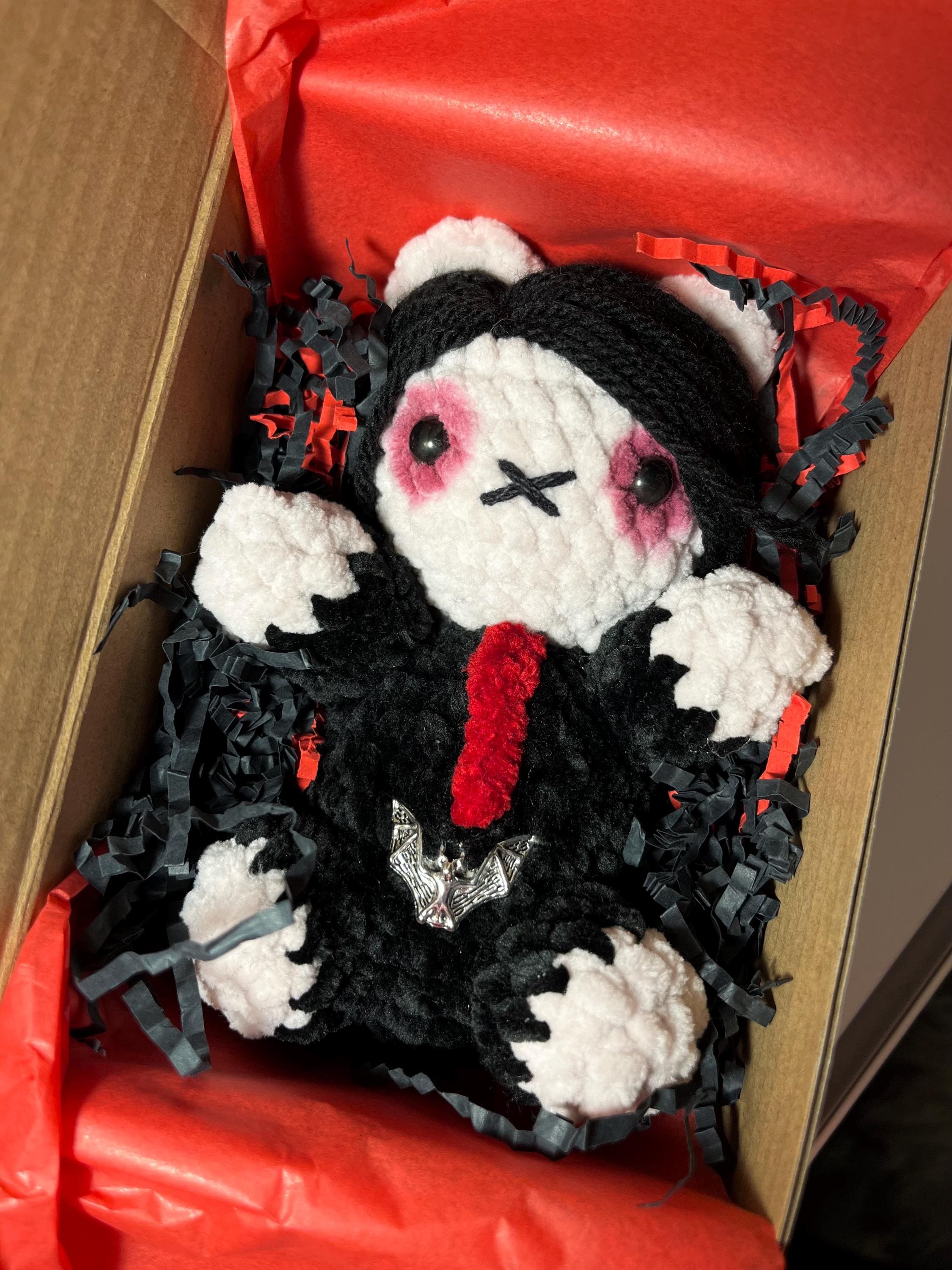 Gerard Teddy Bear - Alternative Band Inspired Crochet Bear - Etsy