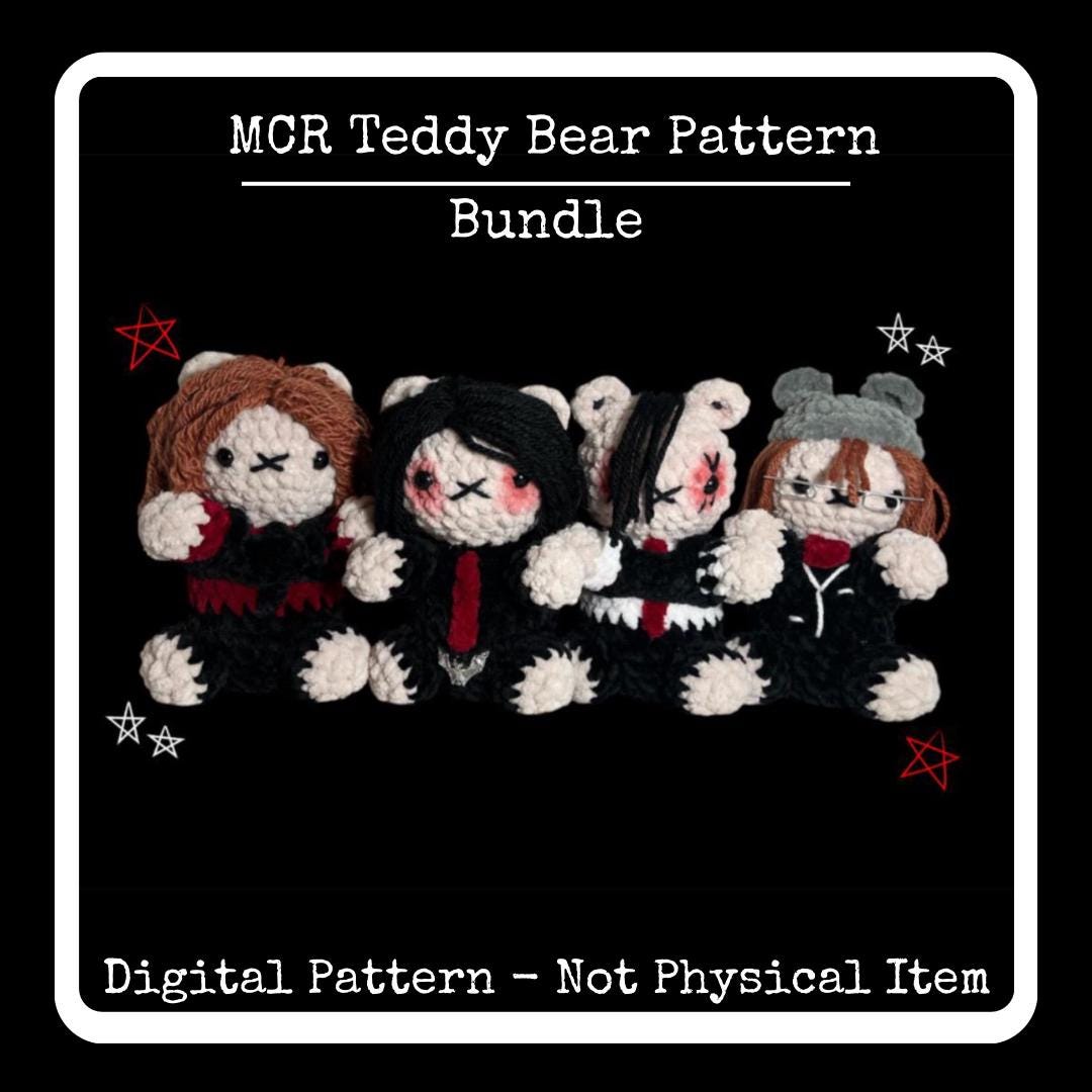 MCR Crochet Teddy Bear Pattern: MCR Amigurumi (PDF Pattern) - Etsy
