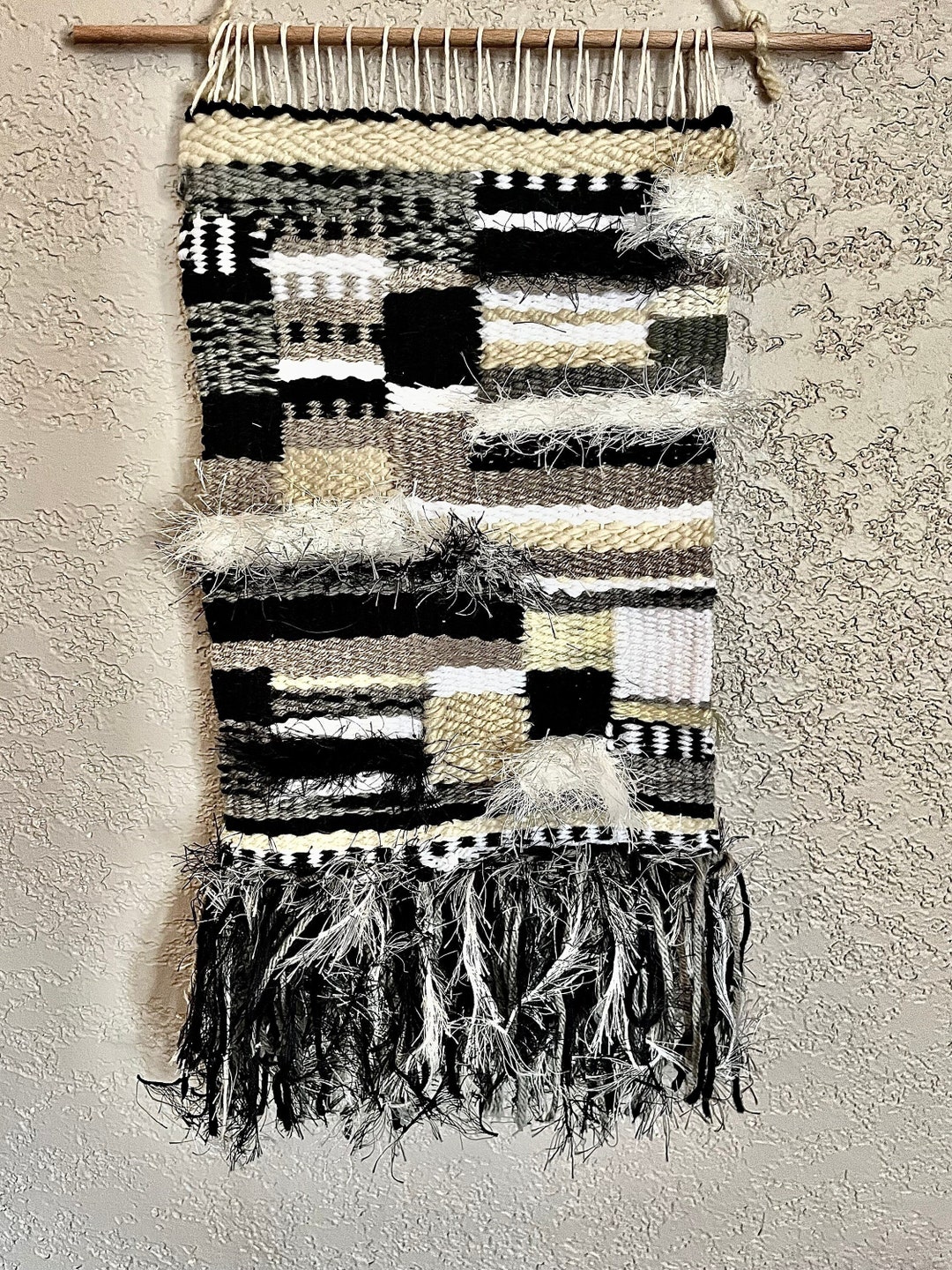 Woven Wall Art, Woven Home Decor, Geometric Wall Hanging, Woven Wall ...