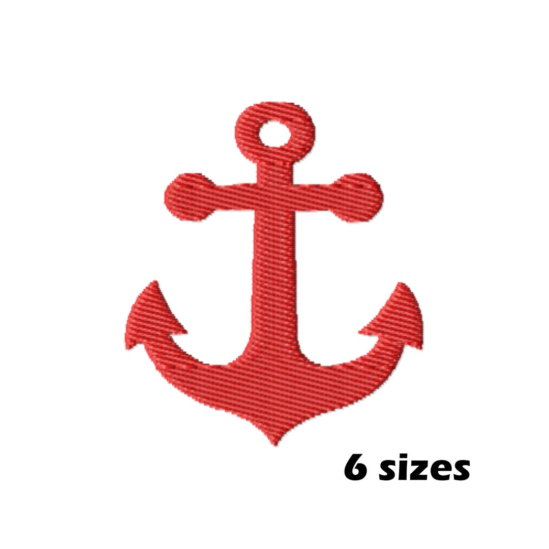 Mini Anchor Embroidery Designs, Instant Download 6 Sizes - Etsy