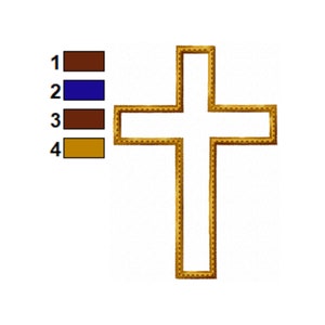 Crosses Bundle Embroidery Designs, Instant Download 3 Sizes - Etsy