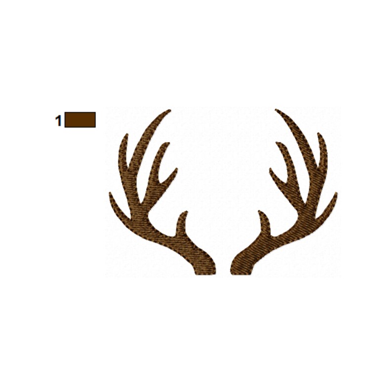 Deer Antlers Embroidery Designs, Instant Download - 6 Sizes - Etsy