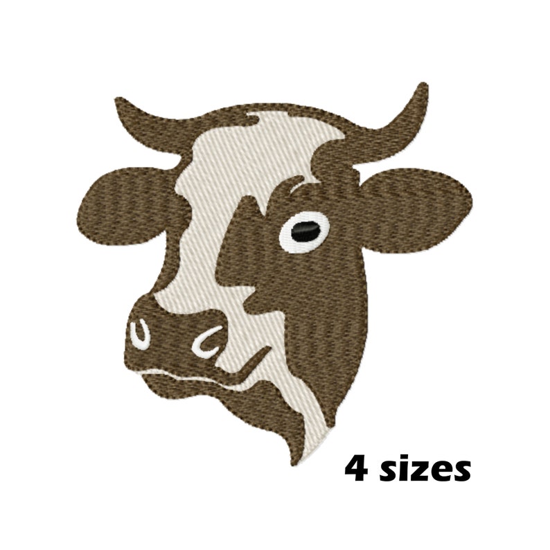 Heifer Cow Embroidery Designs Instant Download 4 Sizes - Etsy