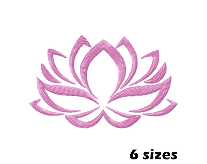 Embroidered Lotus Flower Patch / Iron on Lotus Patch / Sew on Lotus ...