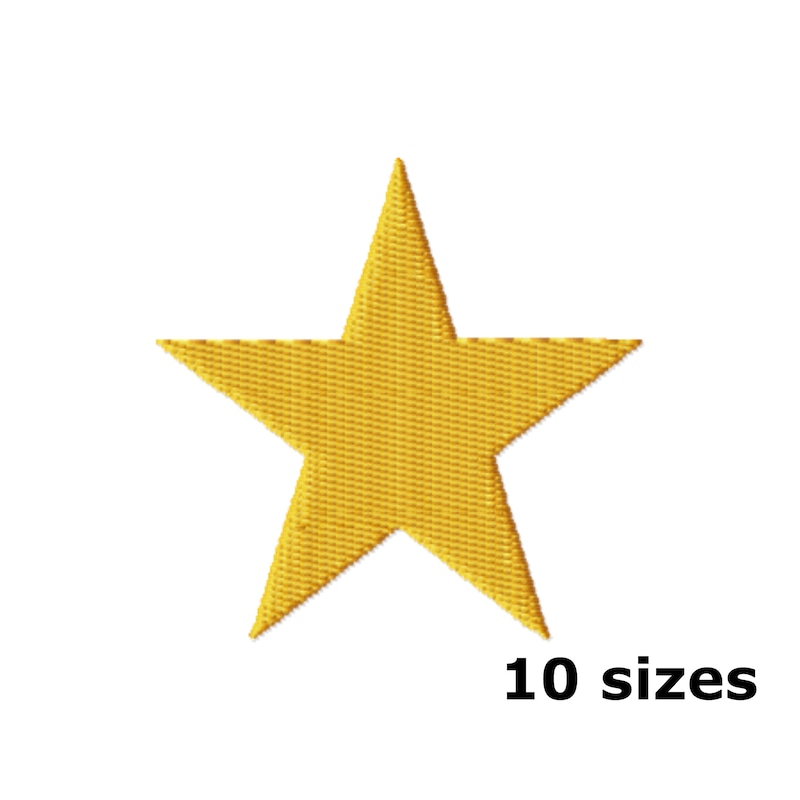 Star Embroidery - Etsy