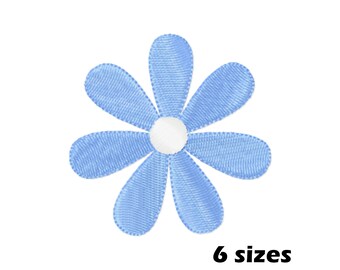 Mini Daisy Flower With Butterflies Embroidery Design 5 Sizes, Flower ...