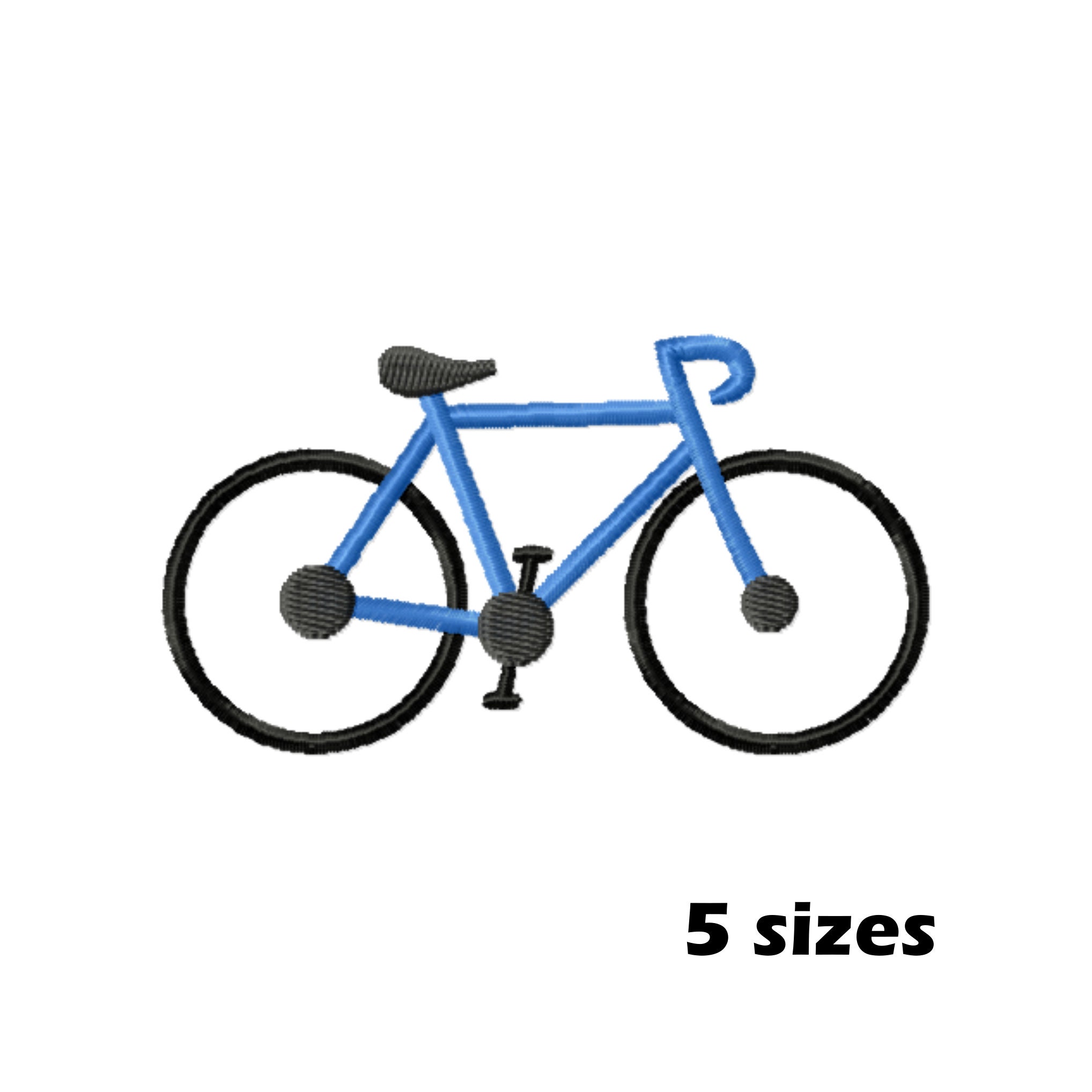 Bicycle Embroidery Designs, Instant Download - 5 Sizes - Etsy