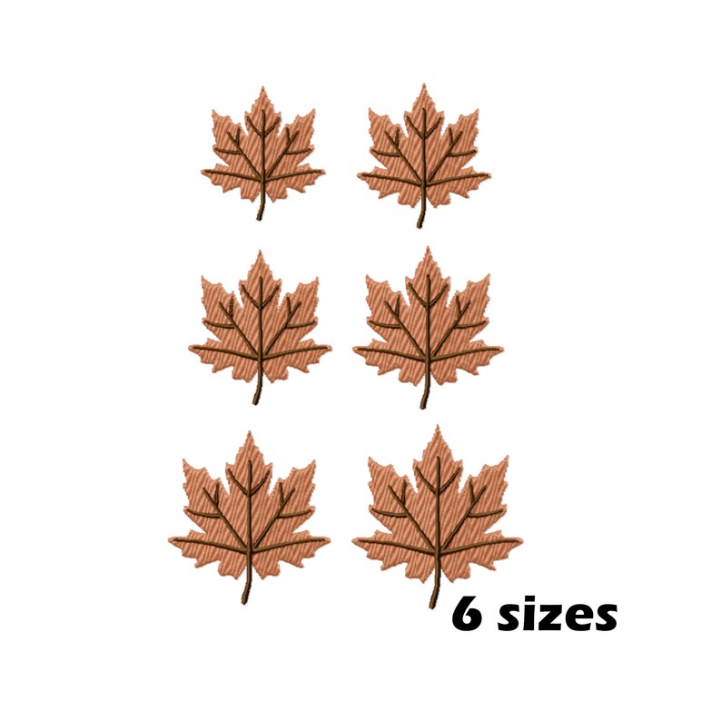 Maple Leaf Machine Embroidery Design, Autumn Applique, Instant Download ...