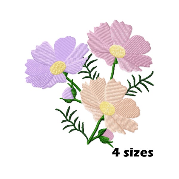 Cosmos Embroidery - Etsy