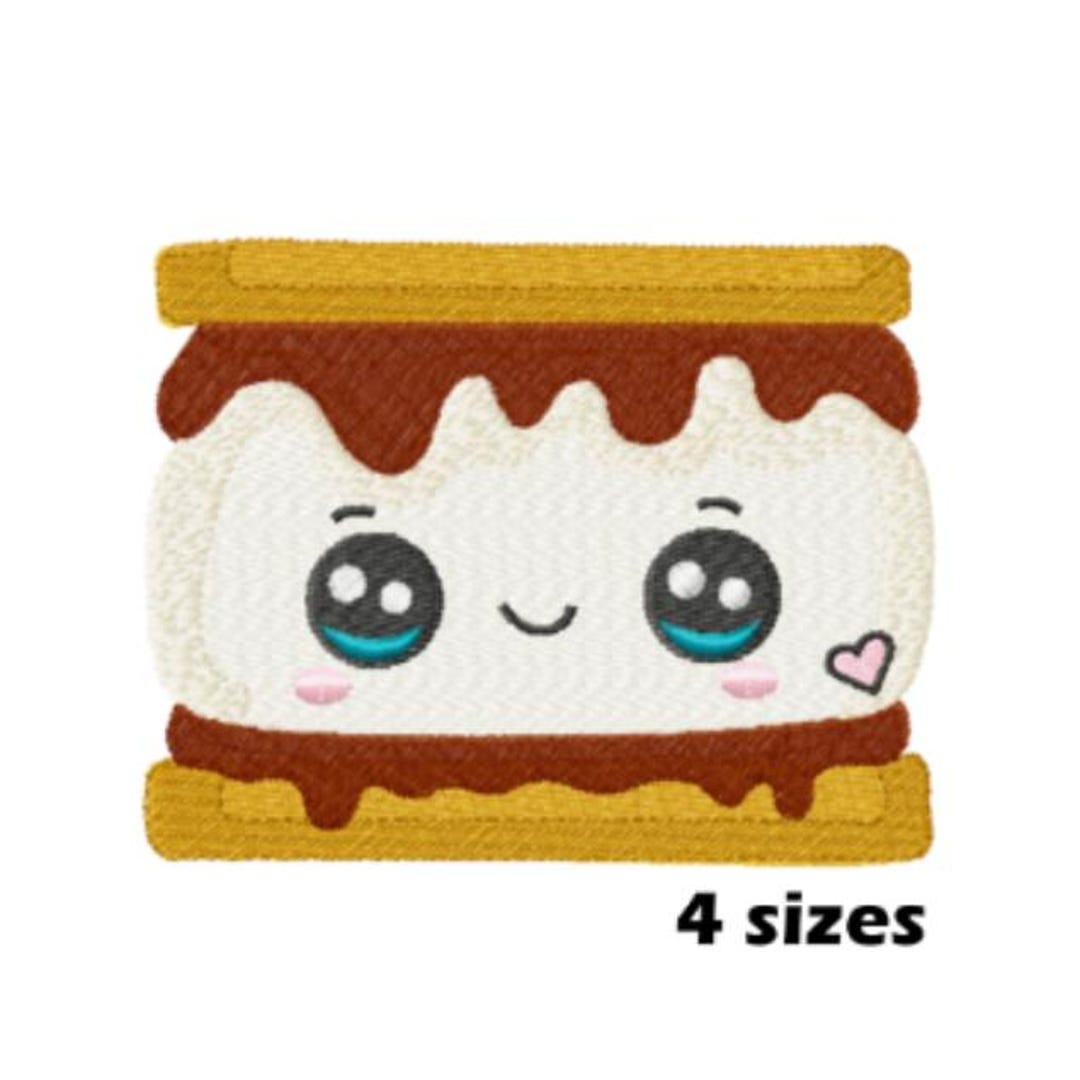 Kawaii Smore Embroidery Designs, Instant Download - 4 Sizes - Etsy