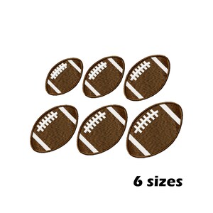 Football Embroidery Designs, Instant Download - 6 Sizes - Etsy