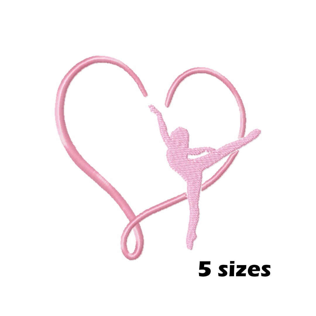 Ballerina Embroidery Designs, Instant Download - 5 Sizes - Etsy