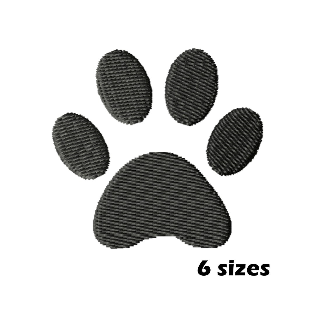 Mini Paw Print Embroidery Designs, Instant Download 6 Sizes - Etsy