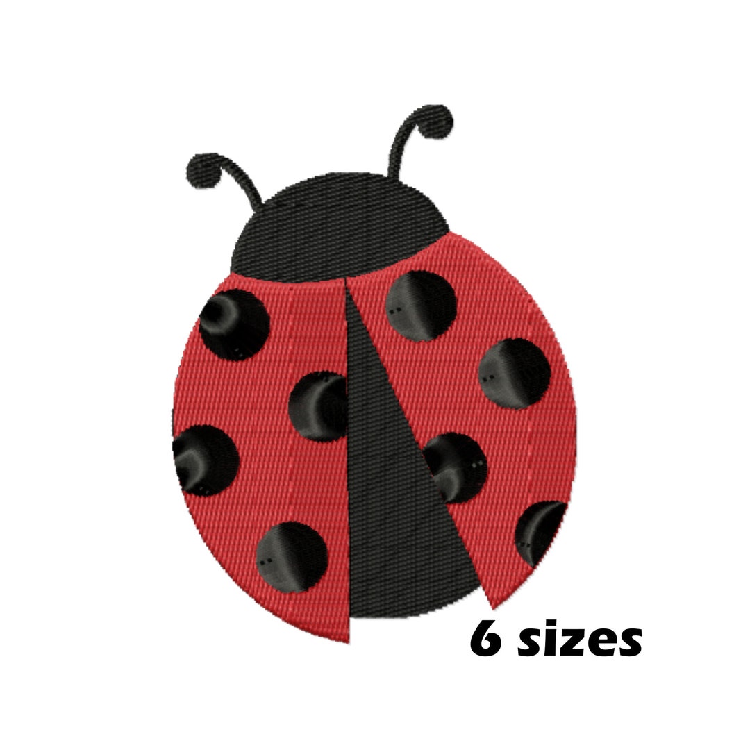Ladybug Embroidery Designs, Instant Download 6 Sizes - Etsy