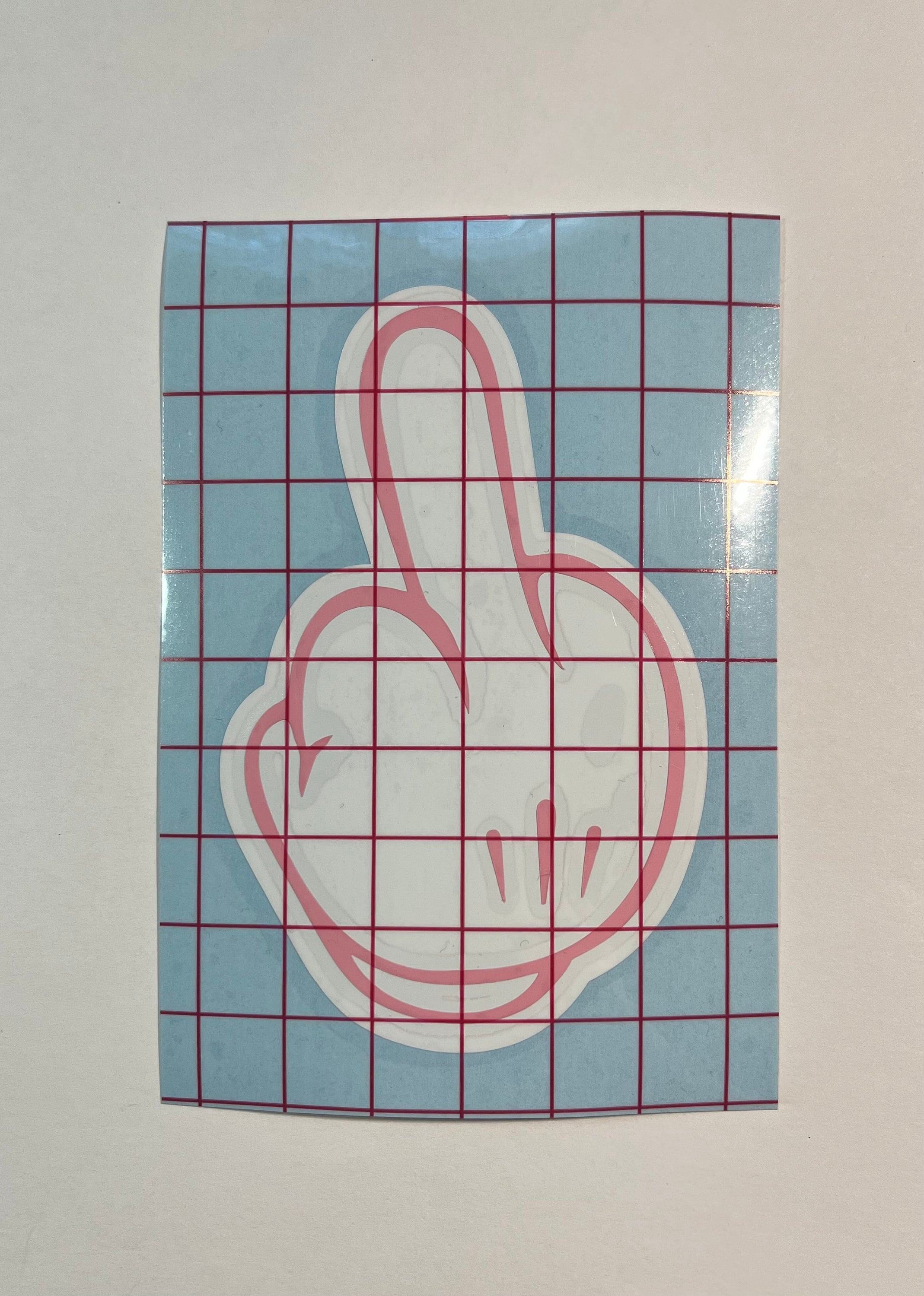 Middle Finger Sticker - Etsy