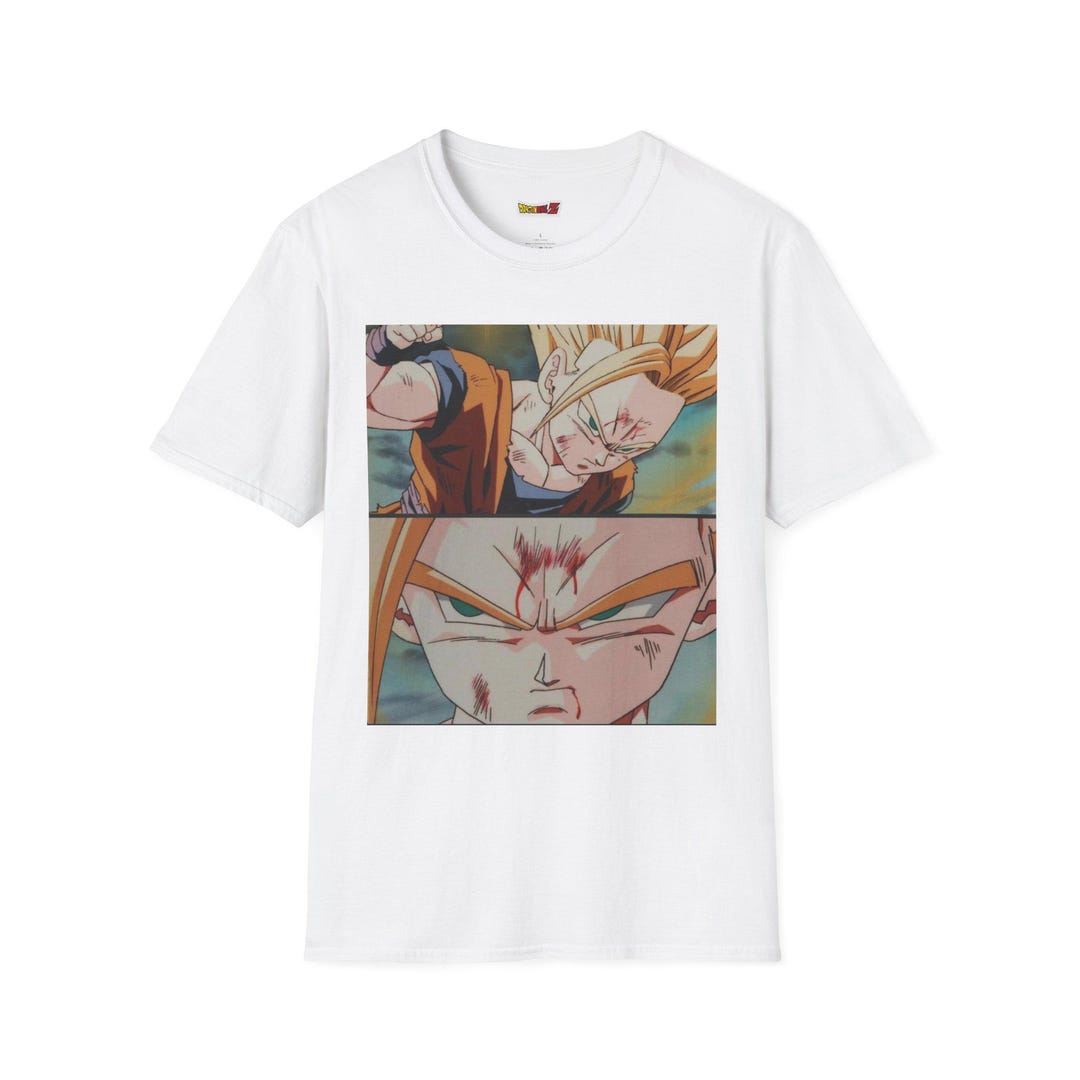 Anime Gohan Super Saiyan 2 Unisex Softstyle T-shirt, Dragon Ball Z Tee ...