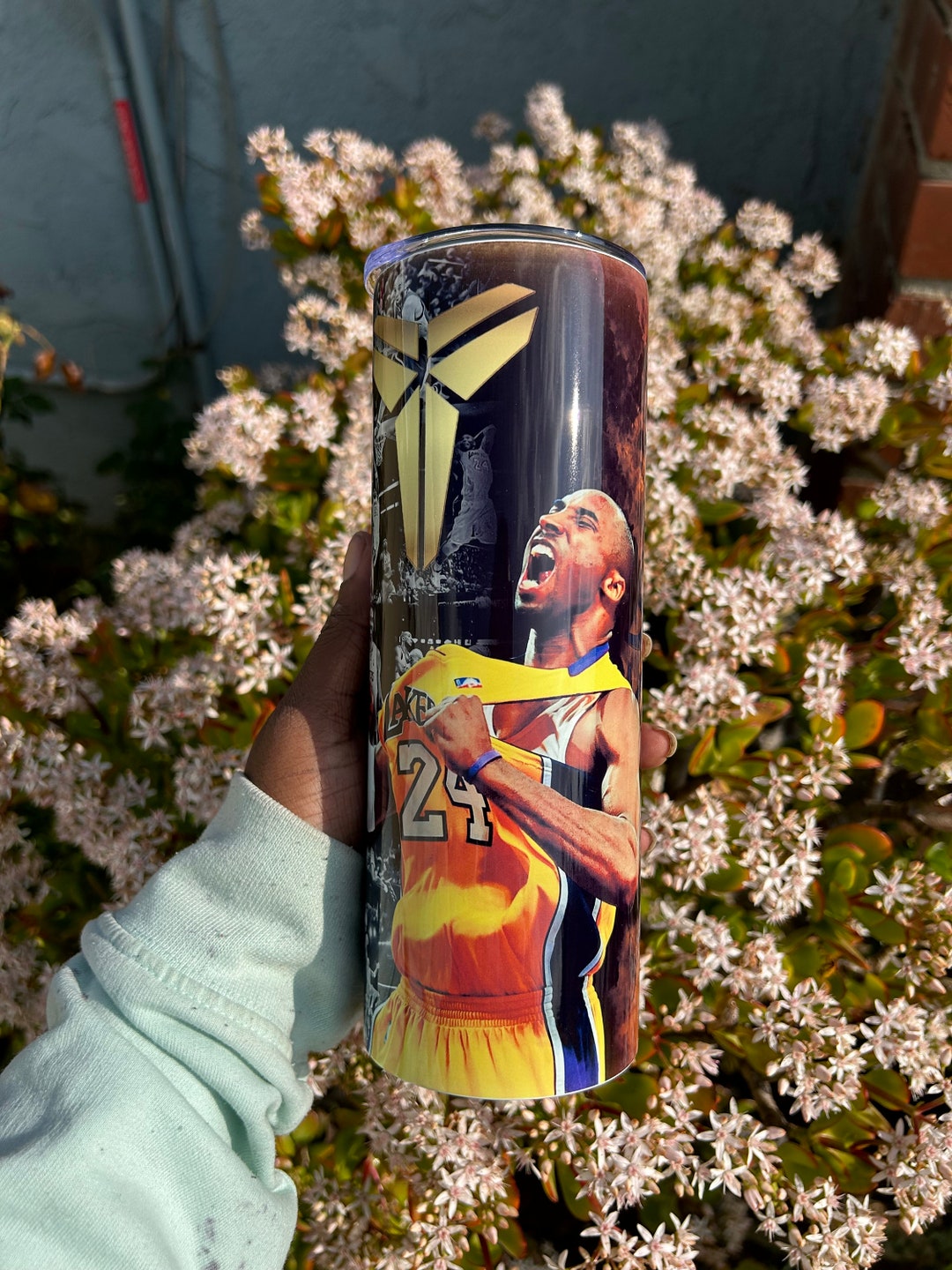 Kobe the GOAT Tumbler/kobe/kobe Bryant/lakers/skinny Tumbler/insulated ...