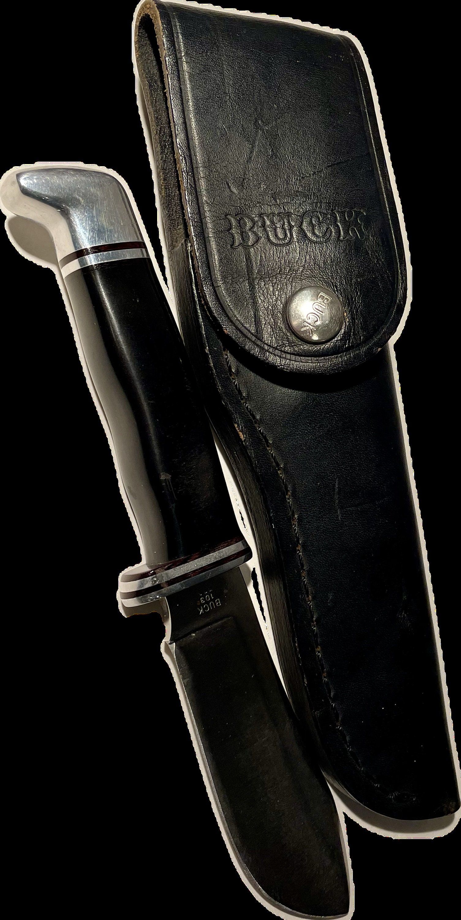 Vintage BUCK Model 103 Skinning/hunting Knife and Sheath. BUCK USA ...