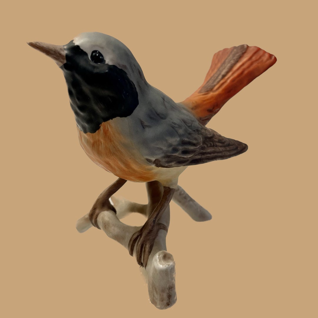 Goebel Redstart 4 Inch VINTAGE Bird Figurine, RARE Goebel Bird ...