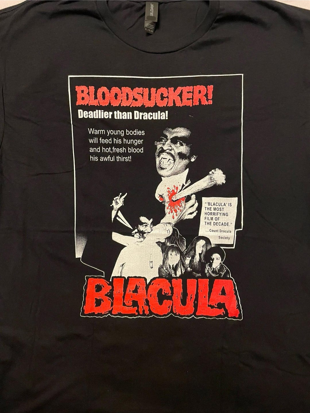 Blacula T Shirt - Various Sizes - Blaxploitation Movie Horror Dracula - Etsy