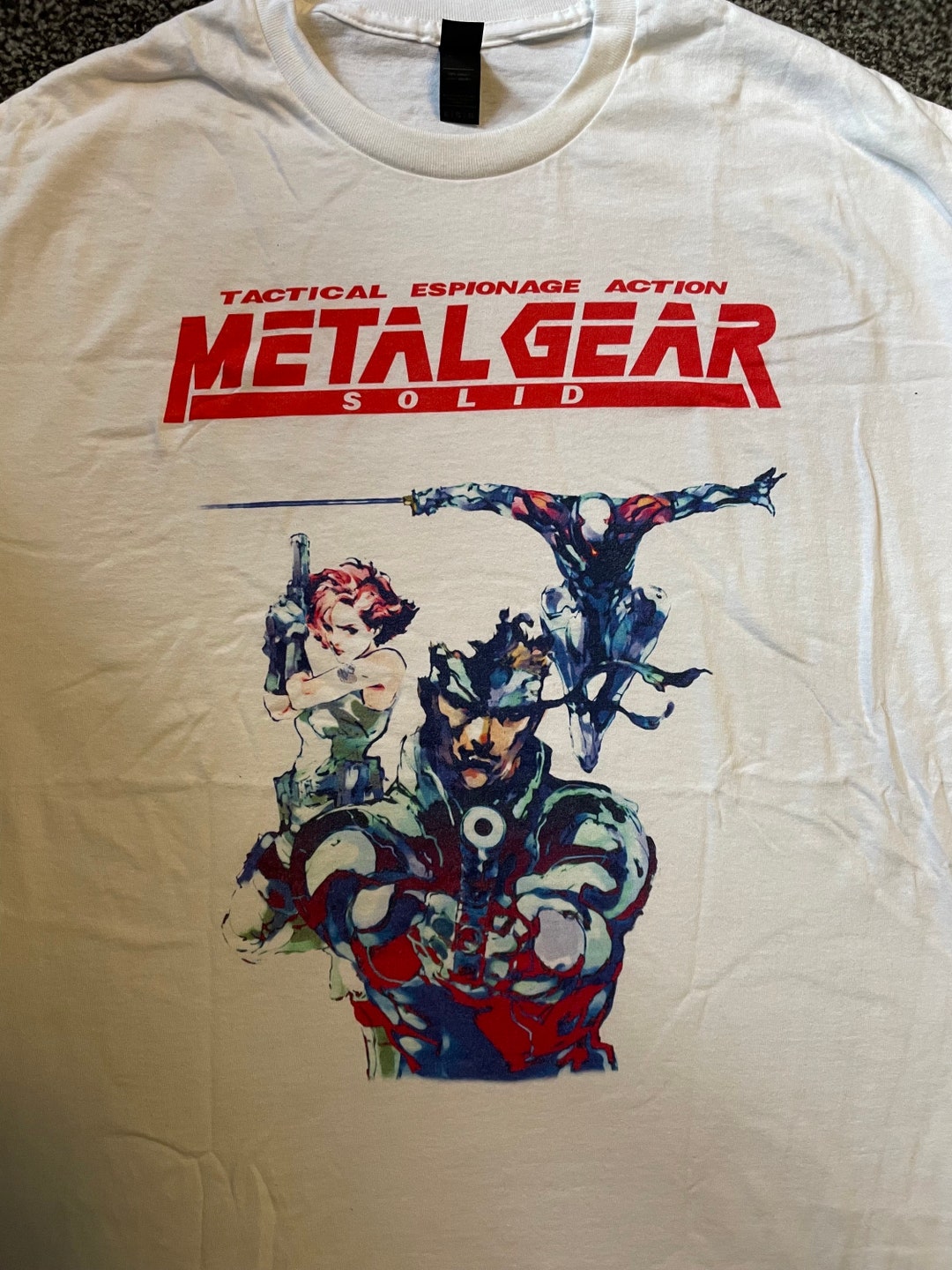 Metal Gear Solid - T Shirt - Various Sizes - Playstation PS1 Game - Etsy