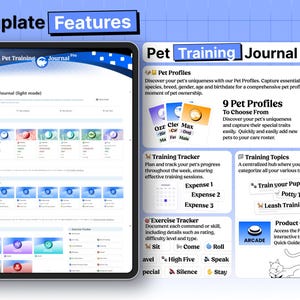 Digital Pet Planner Notion Template Pet Care & Health Tracker Pet ...