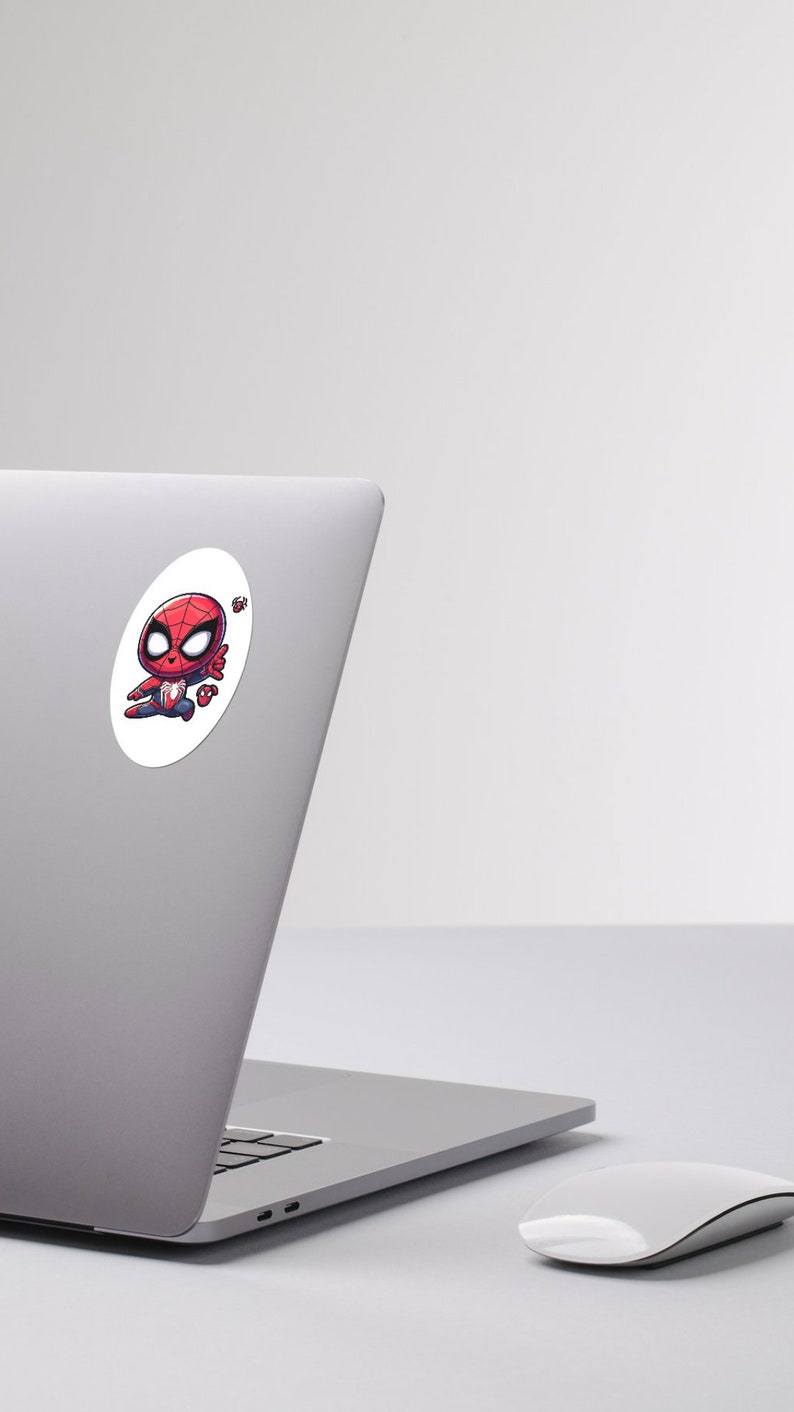 10 Cute Spiderman Stickers, Kawaii Spiderman Digital Stickers, Adorable ...