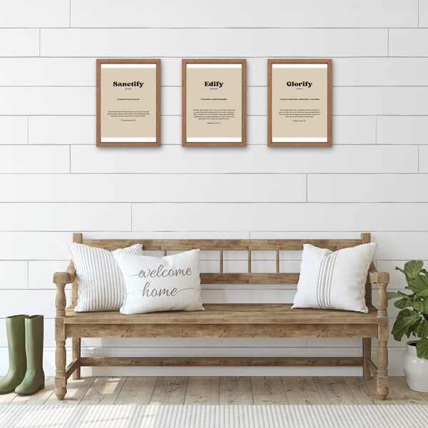 Boho Art Set of 3 - Etsy