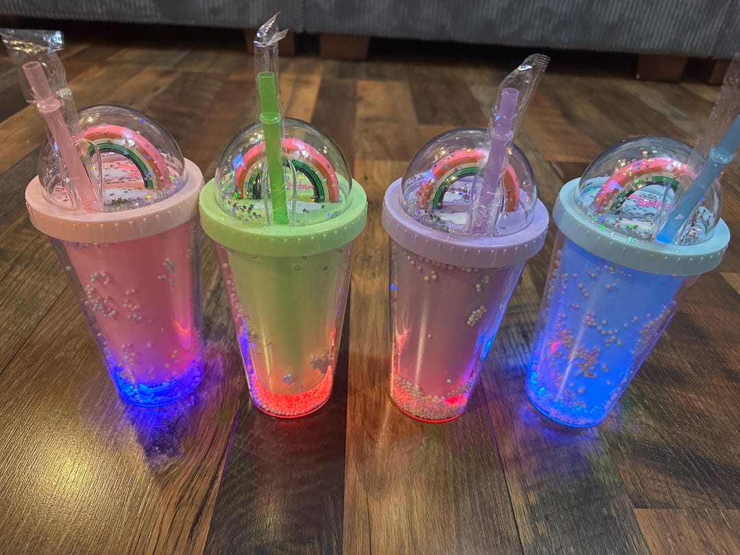 Kids Rainbow Light up Cups - Etsy
