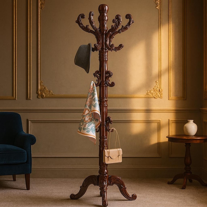 Wooden Coat Stand Tree - Etsy