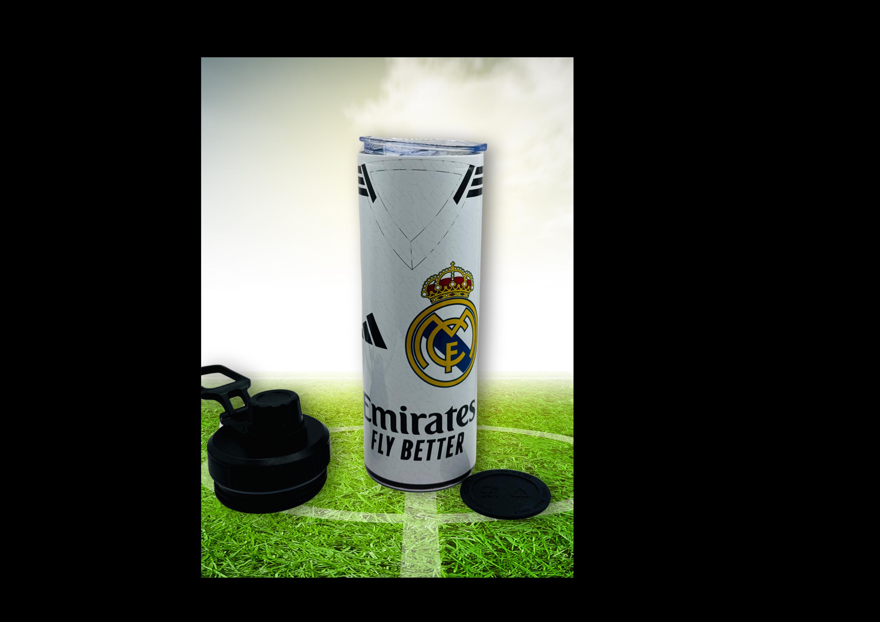 Real Madrid 2025 Jersey Tumbler – Personalized Name & Number | 20oz ...