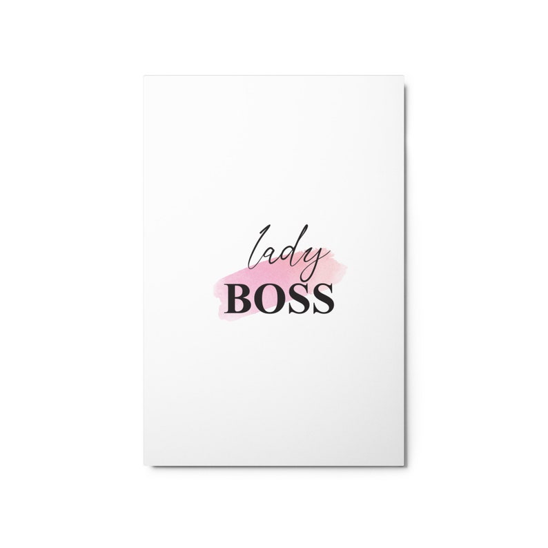 Lady Boss Metal Wall Art Décor - Etsy