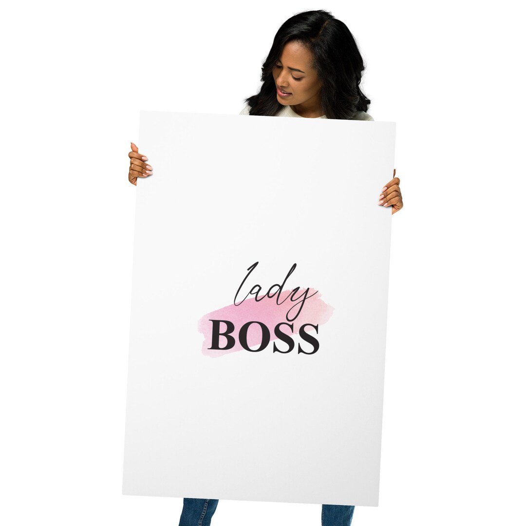 Lady Boss Metal Wall Art Décor - Etsy