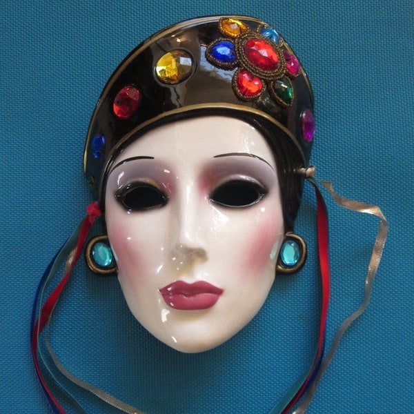 Ceramic Wall Mask - Etsy
