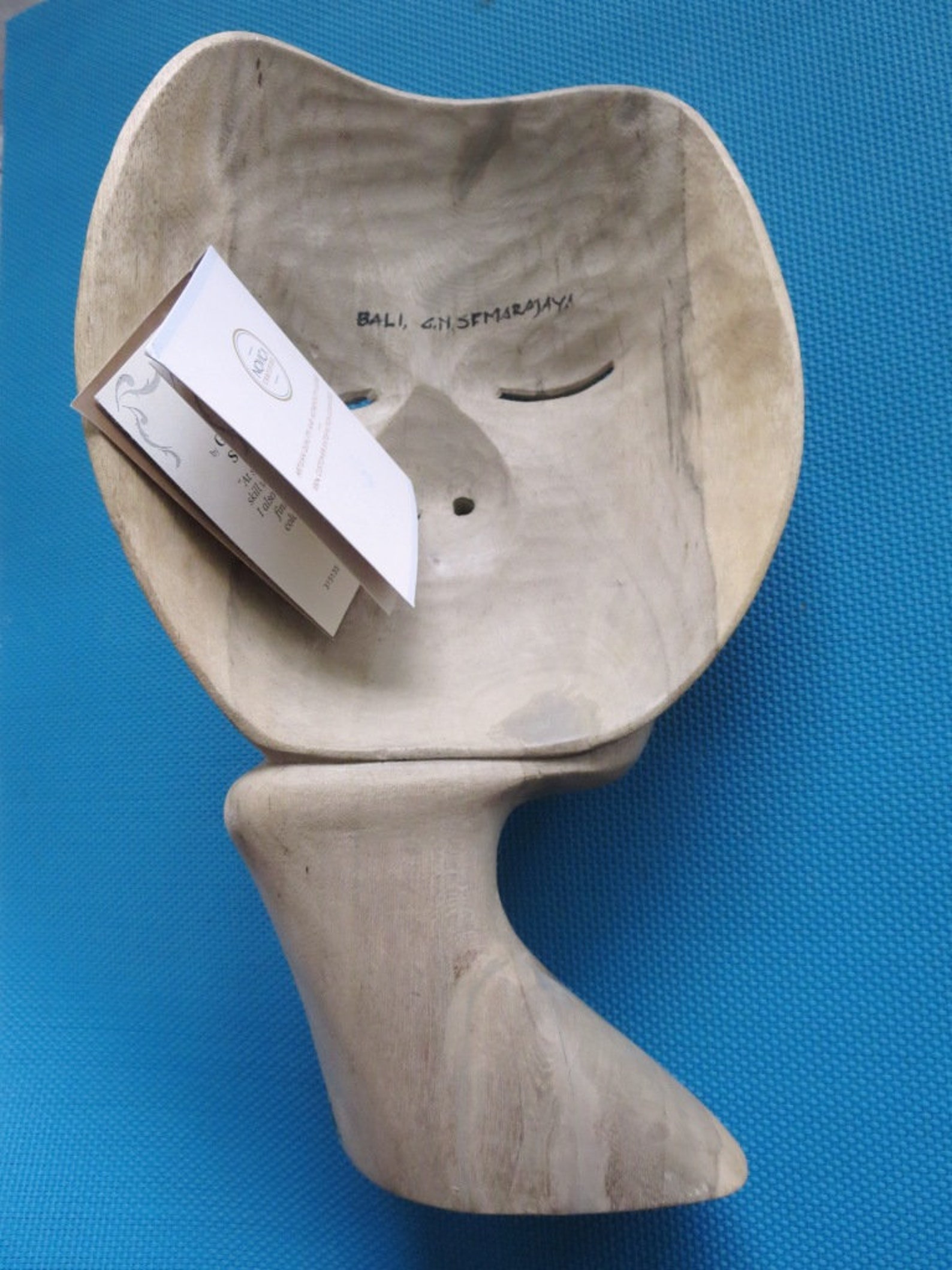 Hibiscus Wood Novica Wall Mask, Indonesian, Bali Hand Carved and ...