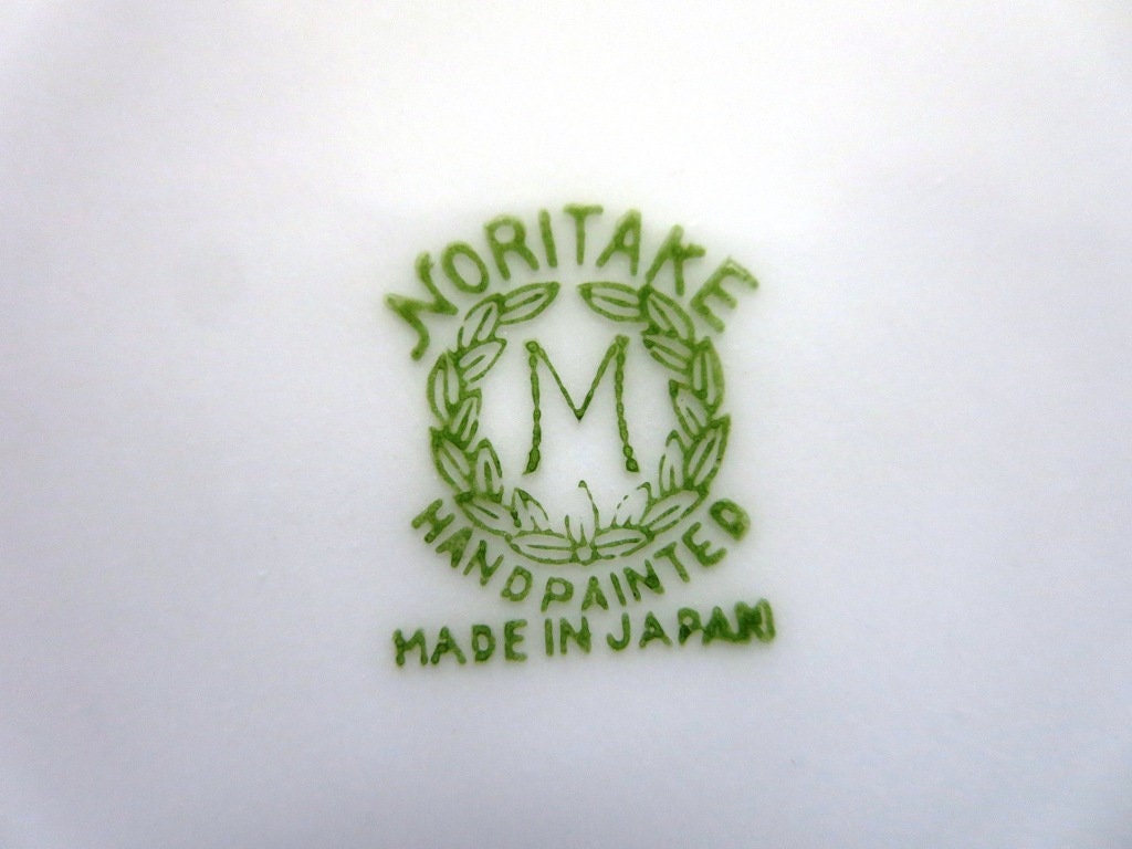 Vintage Noritake Hand Painted Porcelain Scenic Plates Set of 6 Made in ...