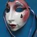Clay Art Ceramic Face Wall Mask, Heart and Tear Wall Hanging - Etsy