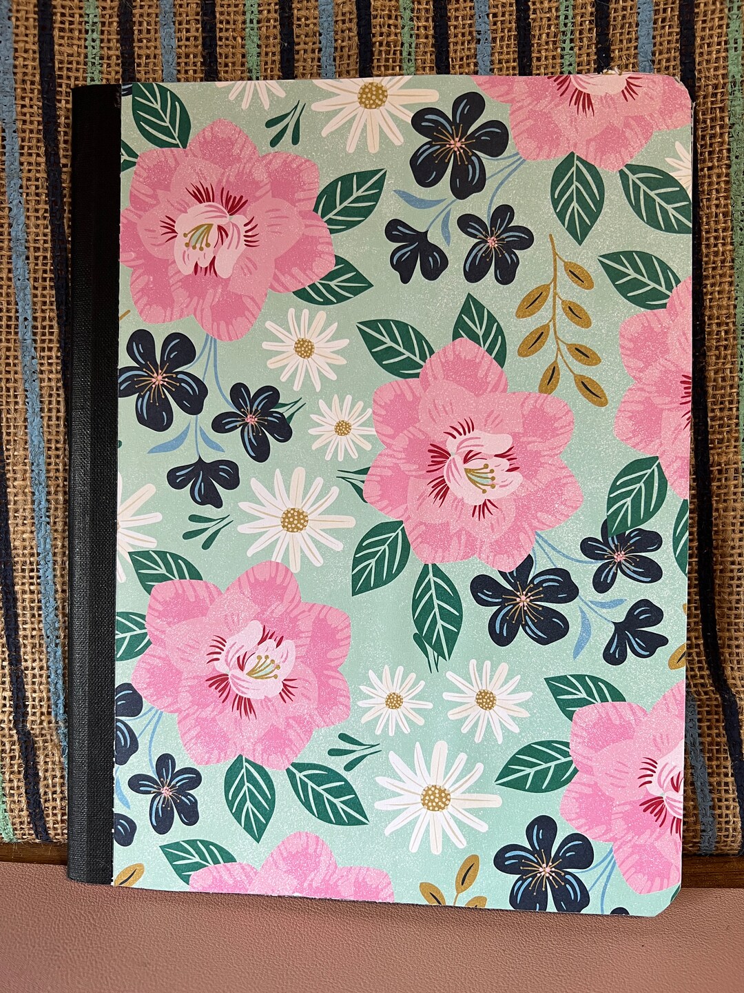 Large Pink Flowers Composition Notebooks/journals - Etsy
