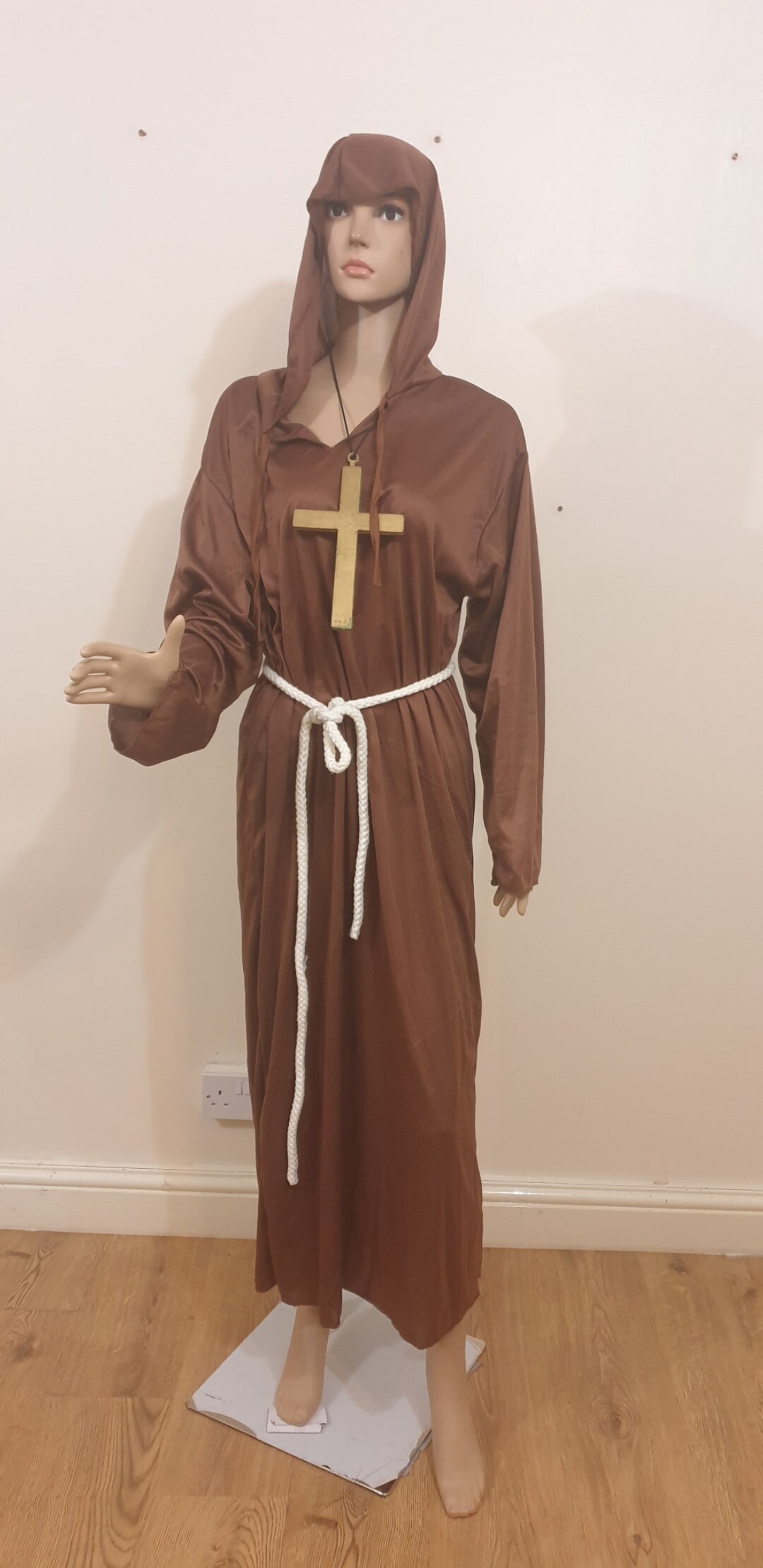 Halloween Cloak Cape Monk Cosplay Robe Friar Medieval Priest - Etsy