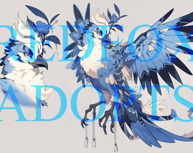 Furry Character- Original Fursona Character- Unique One of a Kind ...