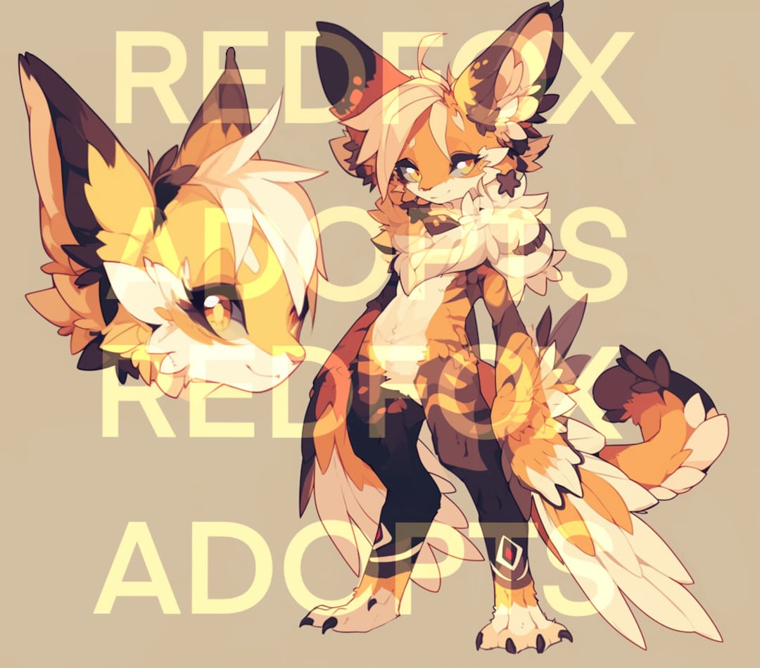 Furry Character- Original Fursona Character- Unique One of a Kind ...