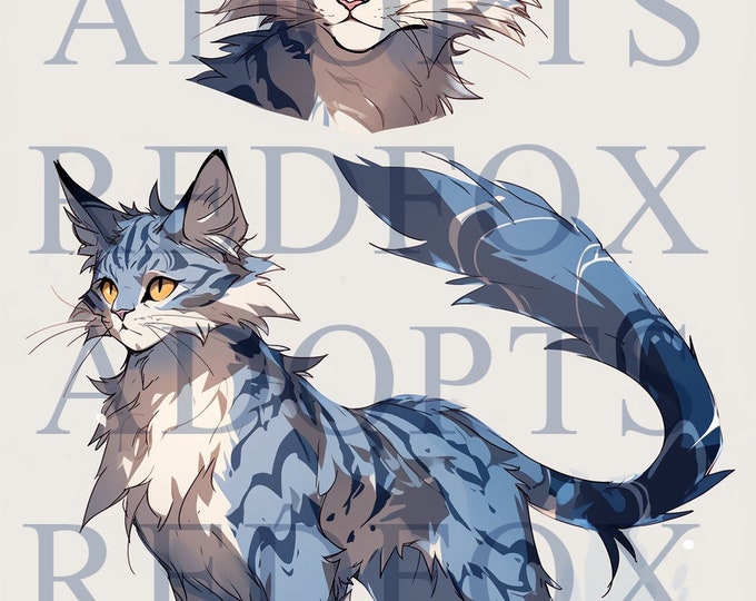 Warrior Cats Character Original Fursona Character Unique One - Etsy