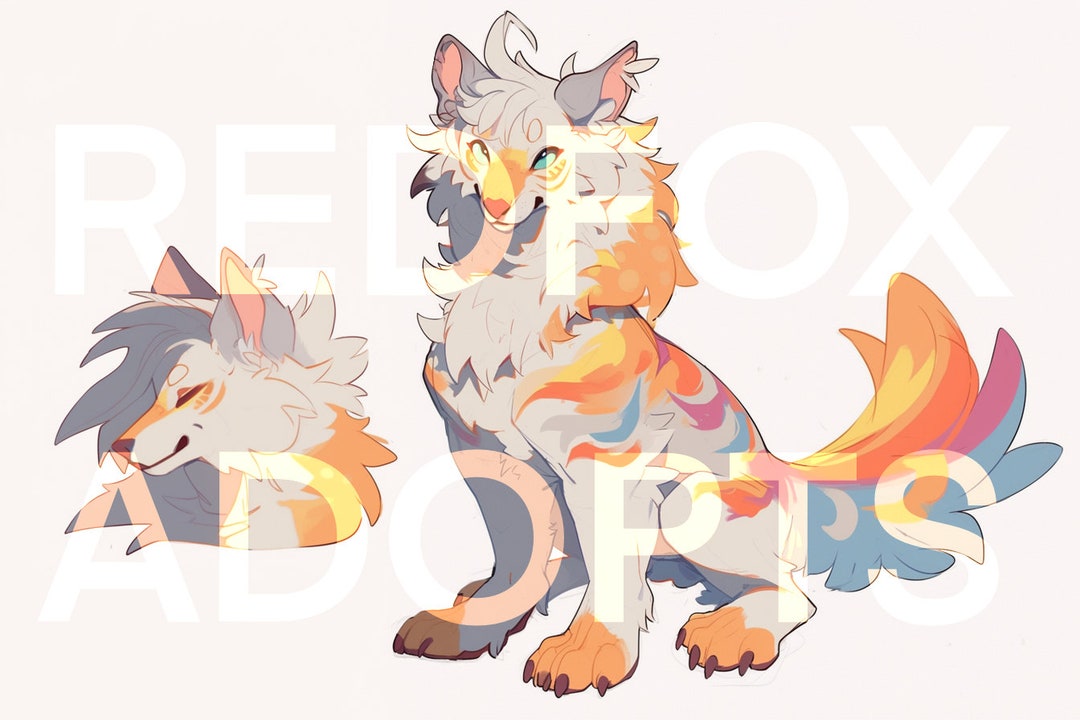 Furry Character Original Fursona Character Unique One of a Kind ...