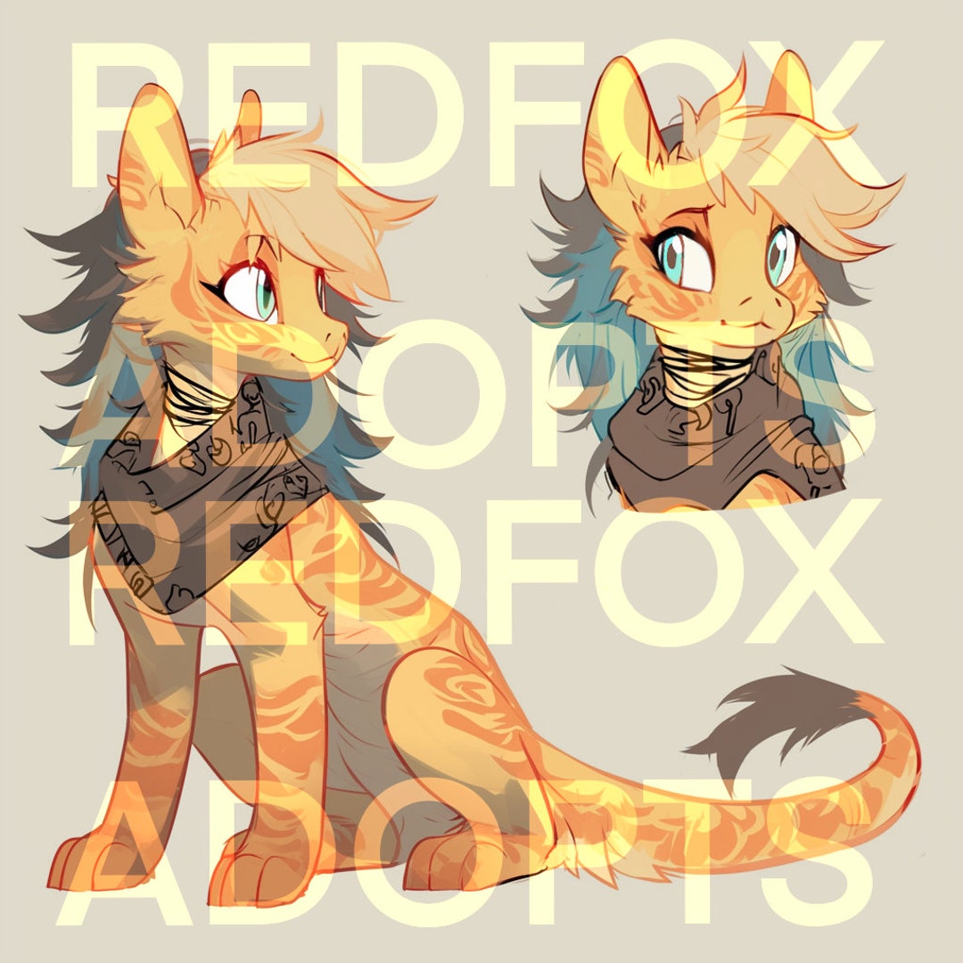 Furry Character Original Fursona Character Unique One of a Kind ...